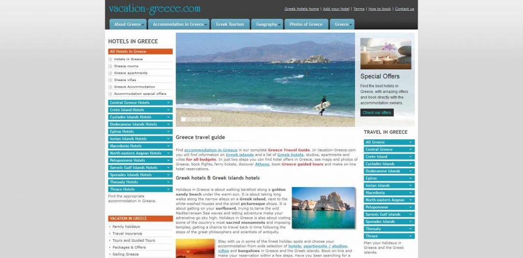 Greece Travel Guide – K.A.net Web Services